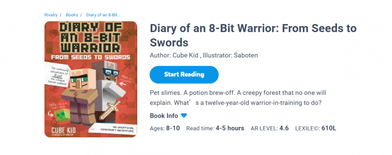 Cube Kid‘s Diary of an 8 Bit Warrior Series Book 1-9 Review [Free ...