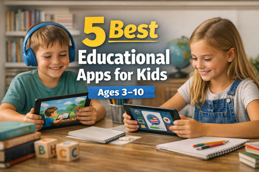 5 Best Educational Apps for Kids (Ages 3–10) - Kidi Reading